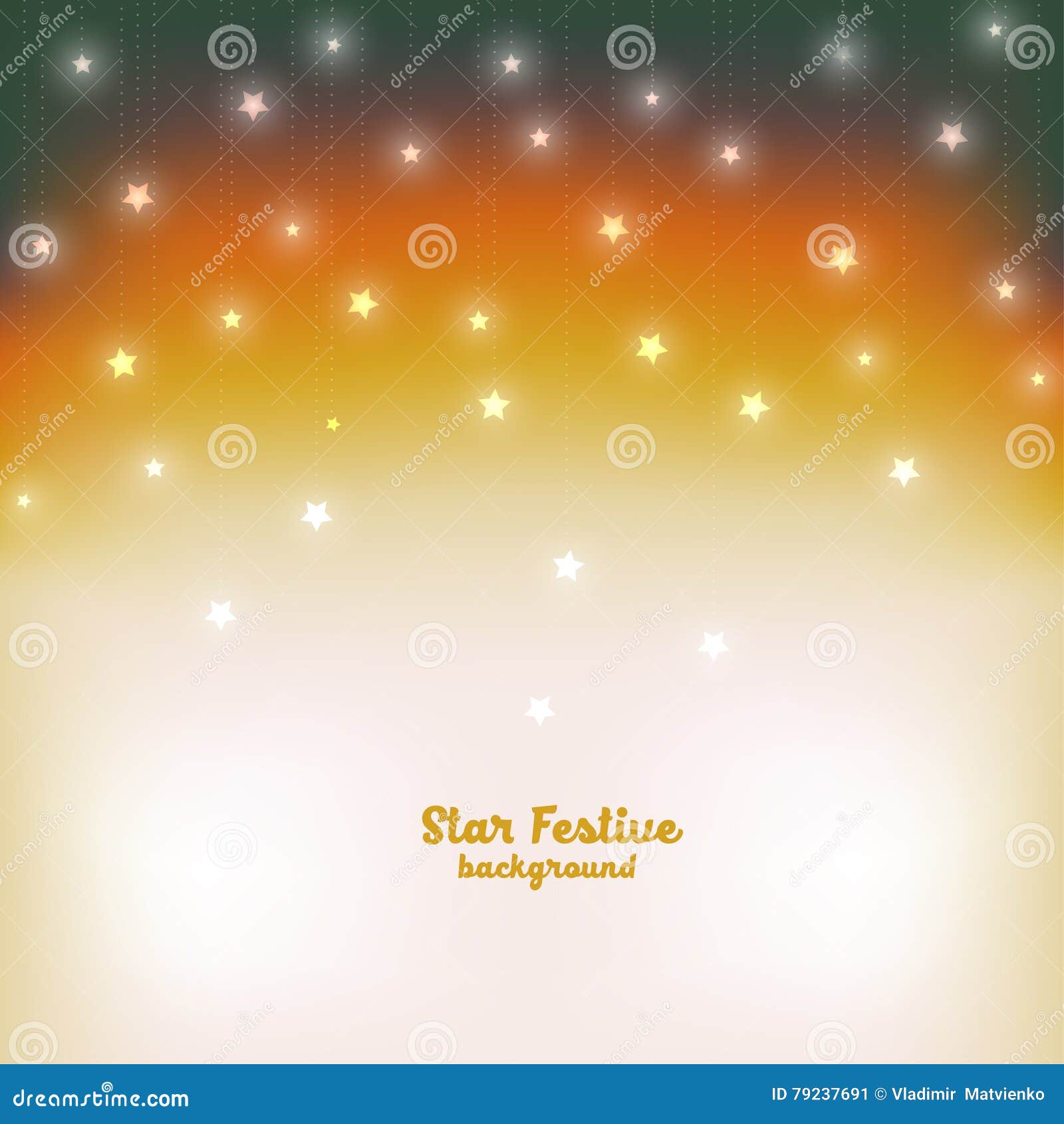 Evening Festive Star Background. Vector Illustration Stock Vector ...
