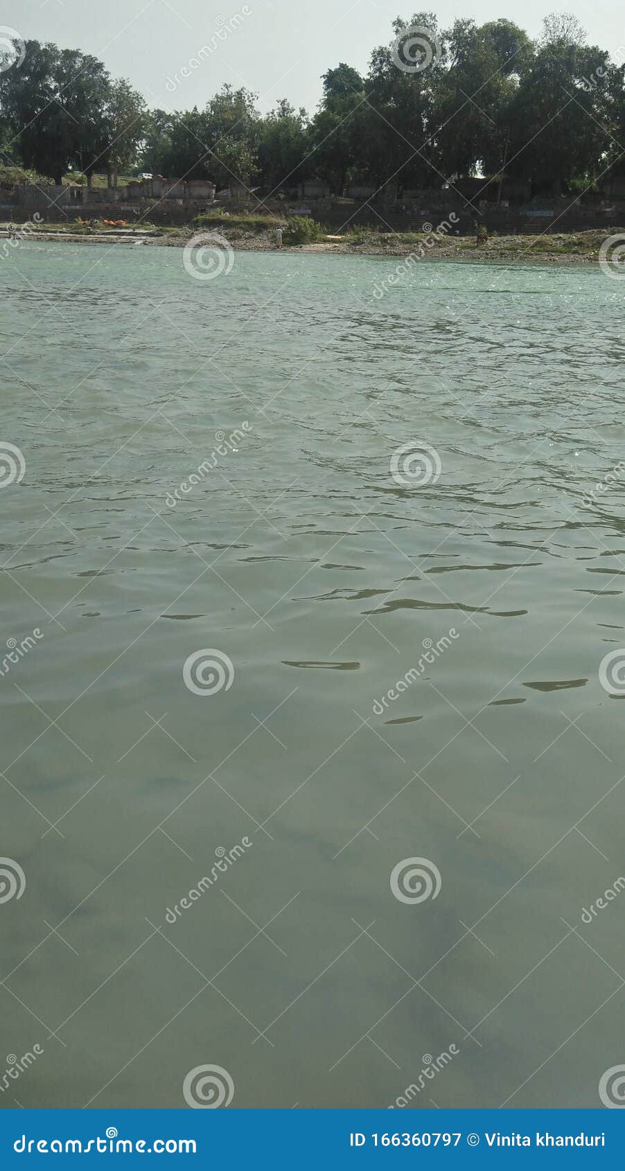An Evening at Ganges River Bank in India Stock Image - Image of india ...