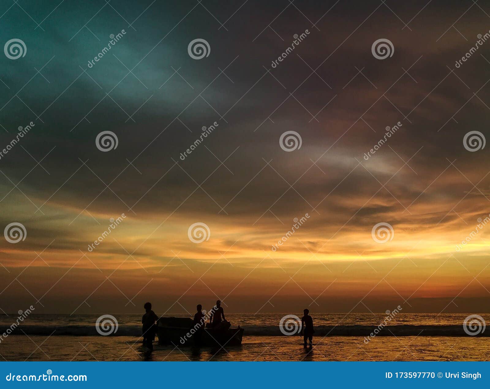 An evening in Goa stock photo. Image of colours, aesthetic - 173597770