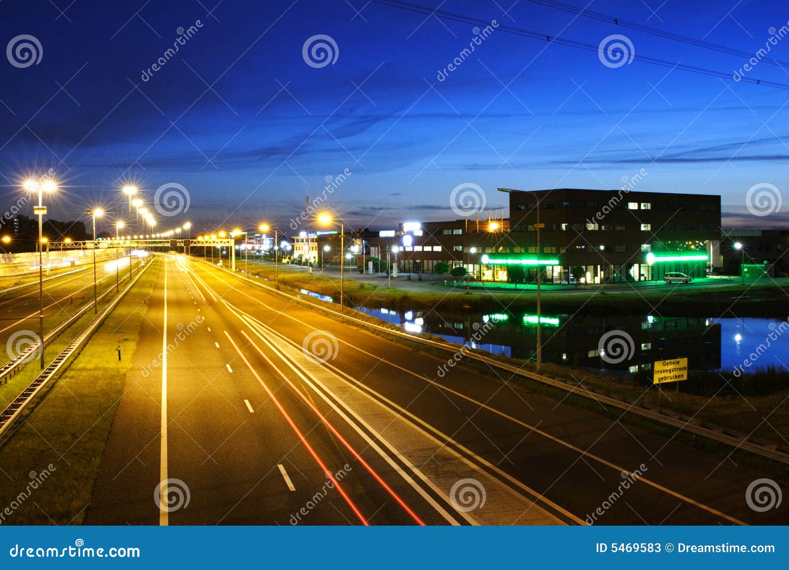 Evening Highway Scenery stock image. Image of highway - 5469583