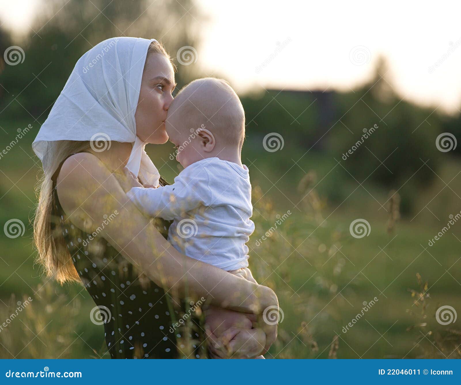 Evening of kindness stock image. Image of portrait, girl - 22046011