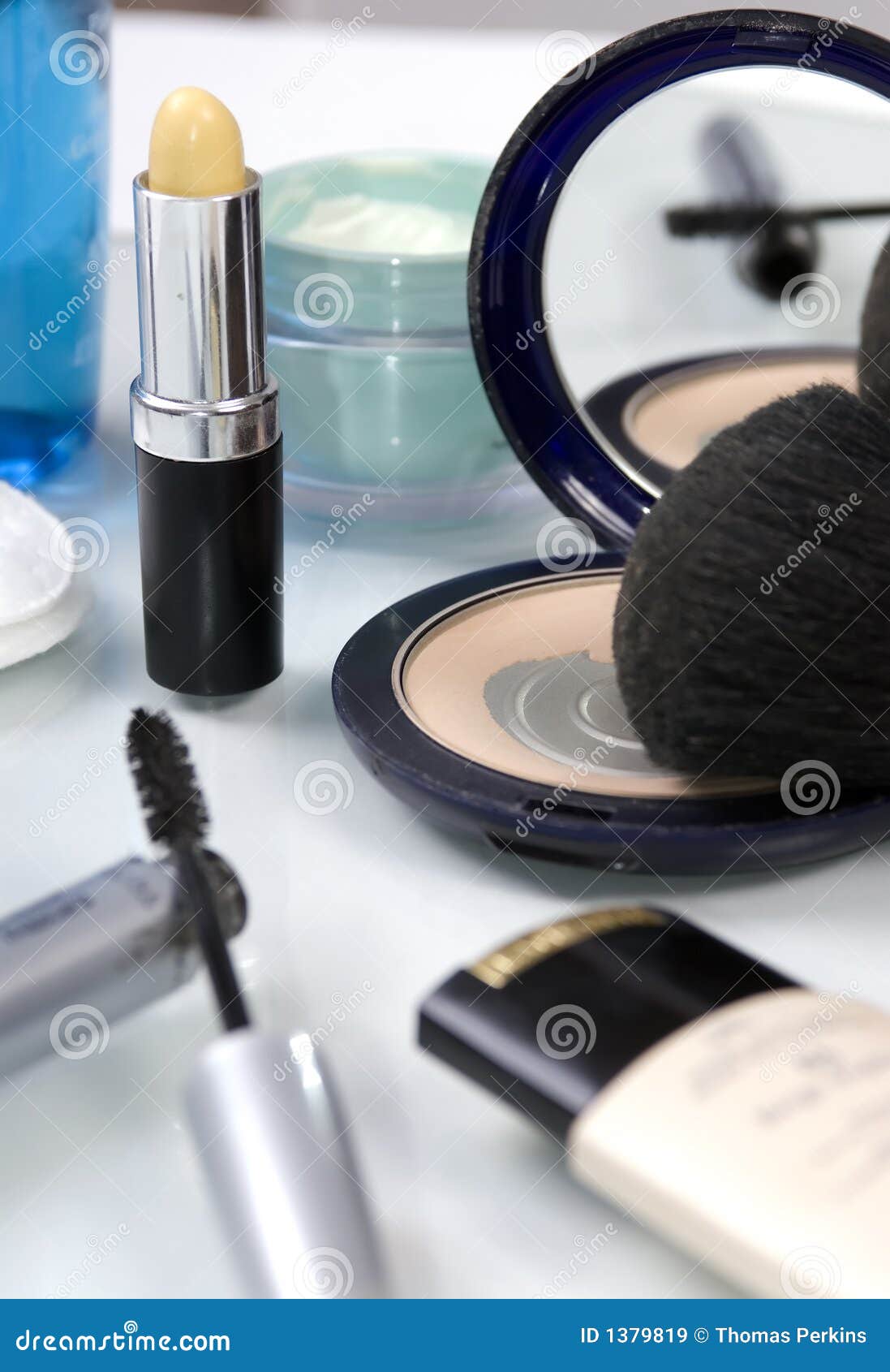 Evening makeup stock image. Image of fashion, mascara - 1379819