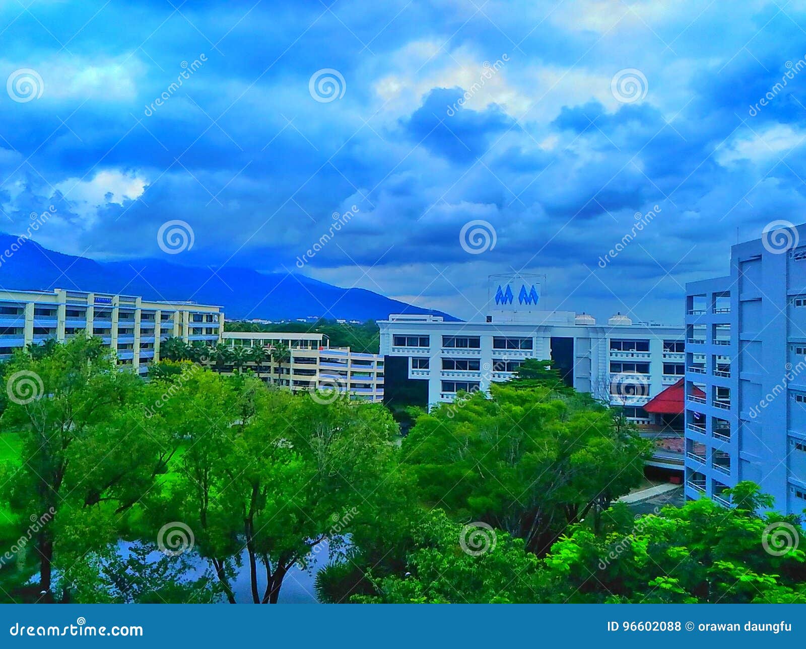 Evening stock photo. Image of night, early, definition - 96602088