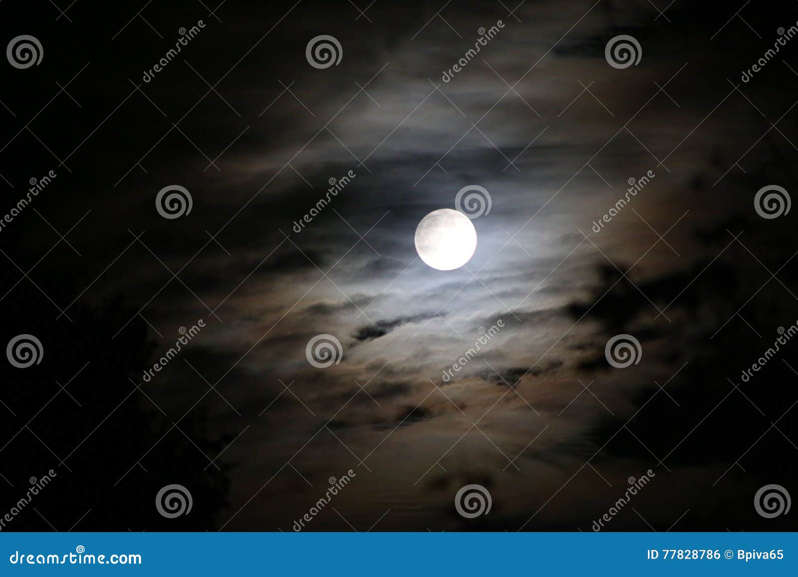 Evening moon stock photo. Image of nature, moon, formation - 77828786