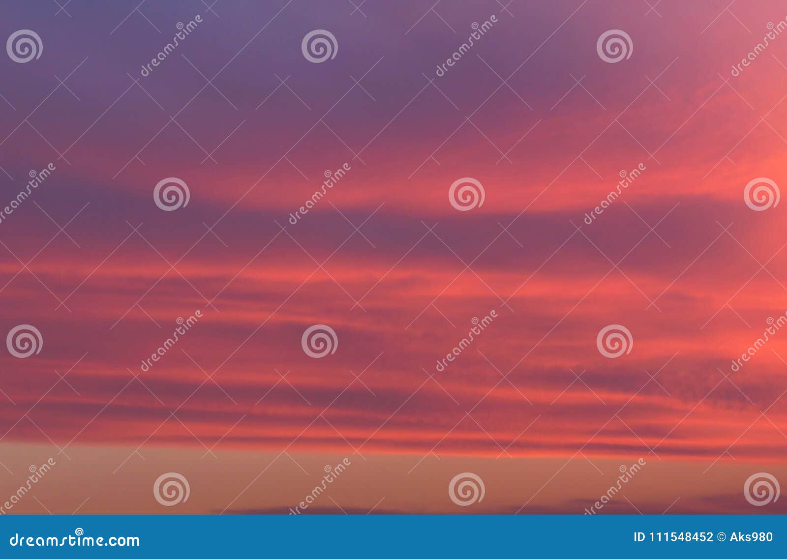 Evening Red Clouds Glowing in Sun Set Light Stock Photo - Image of ...