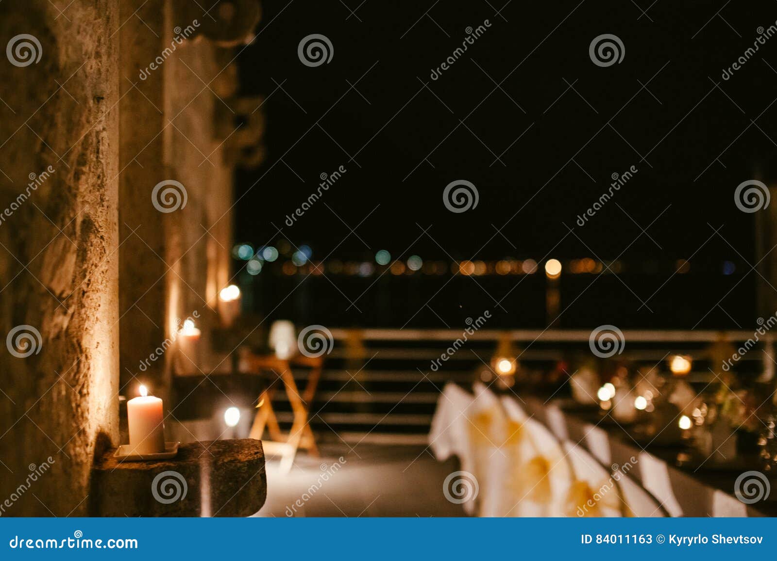Evening Restaurant Party Reception Stock Image - Image of night ...