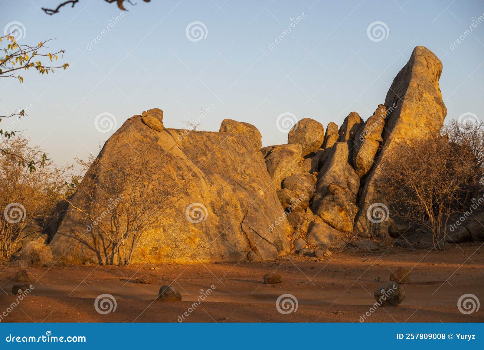 Evening in rocks stock photo. Image of scenic, travel - 257809008