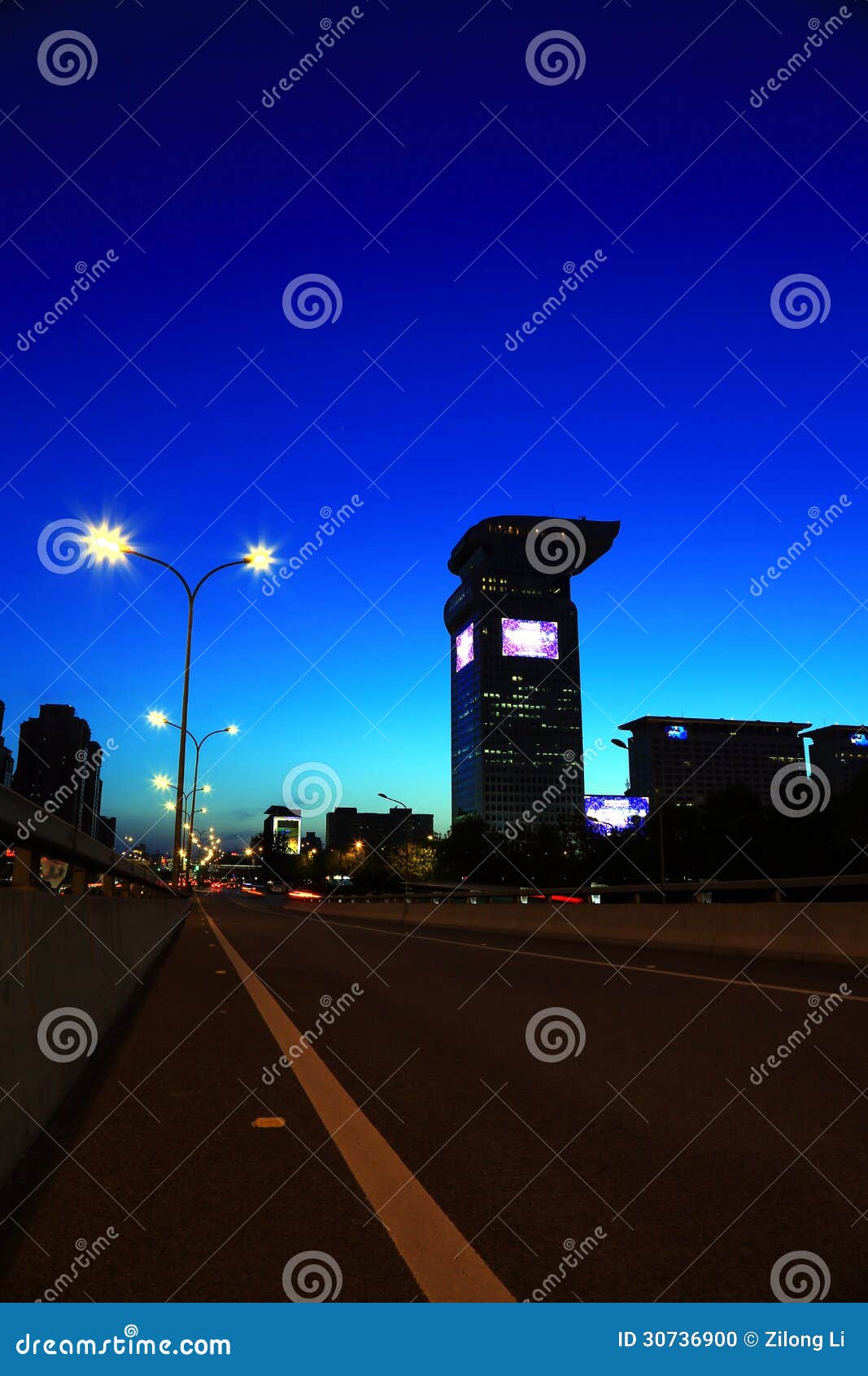 Evening scene stock photo. Image of outdoor, chinese - 30736900