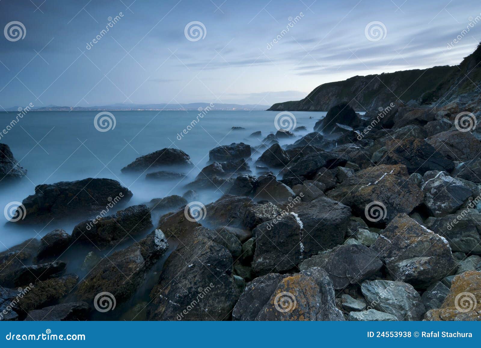 Evening seascape stock photo. Image of nature, summer - 24553938