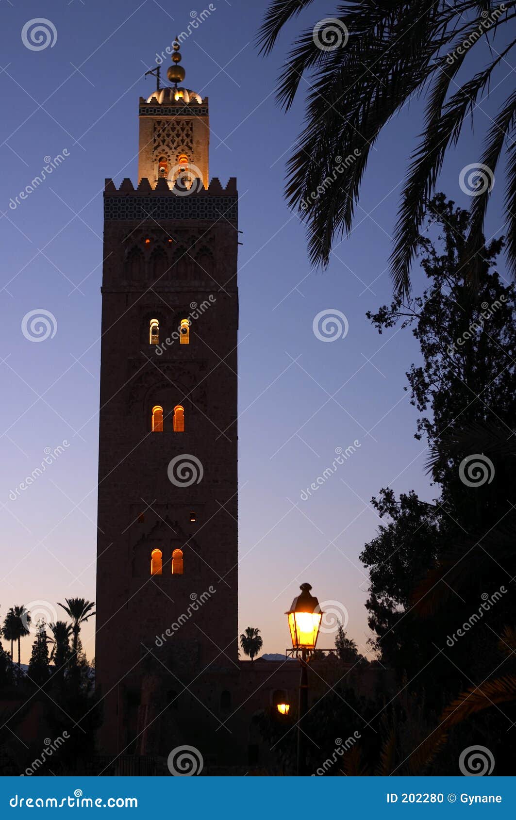 Koutoubia Mosque Is The Largest Mosque In Marrakech, Morocco. Africa ...