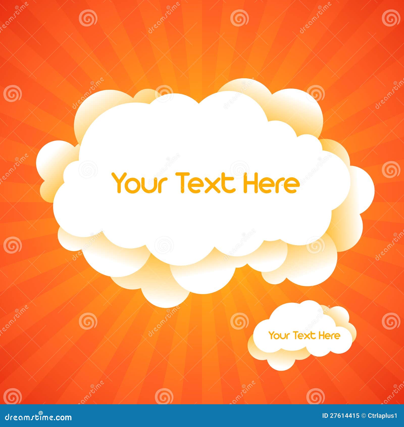Evening Sky Background with Text Space. Stock Vector - Illustration of ...