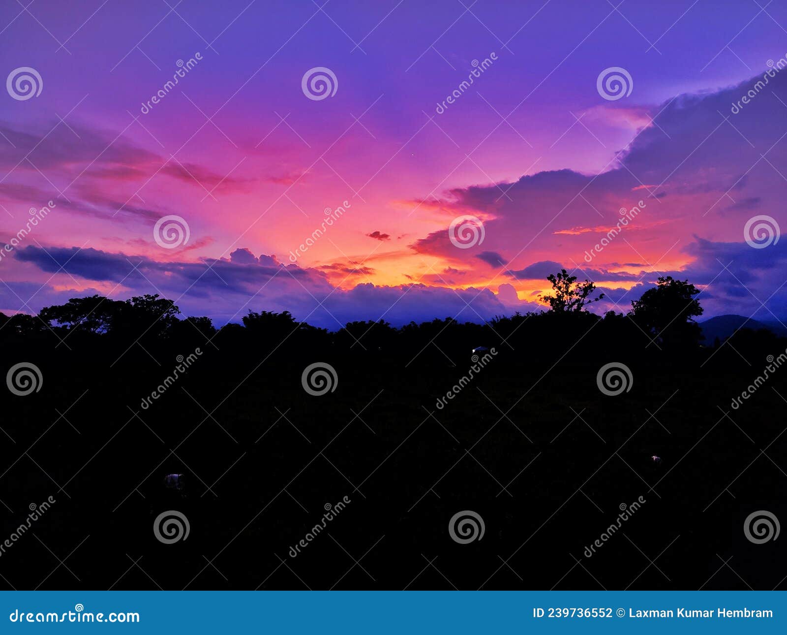 Evening sky colourful tone stock photo. Image of dawn - 239736552