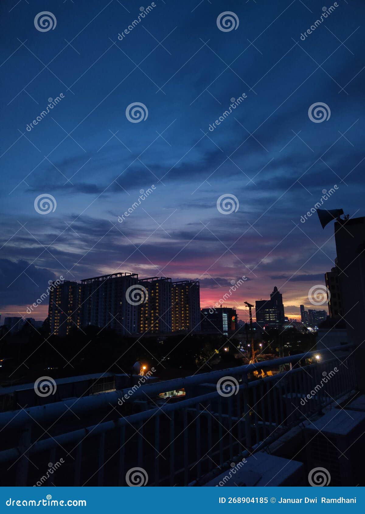 The Evening Sky is Getting Dark Stock Image - Image of darkness, sunset ...