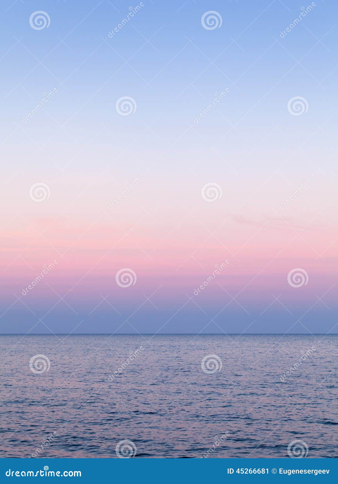 Evening Sky Natural Colorful Gradient Over the Sea Stock Image - Image ...