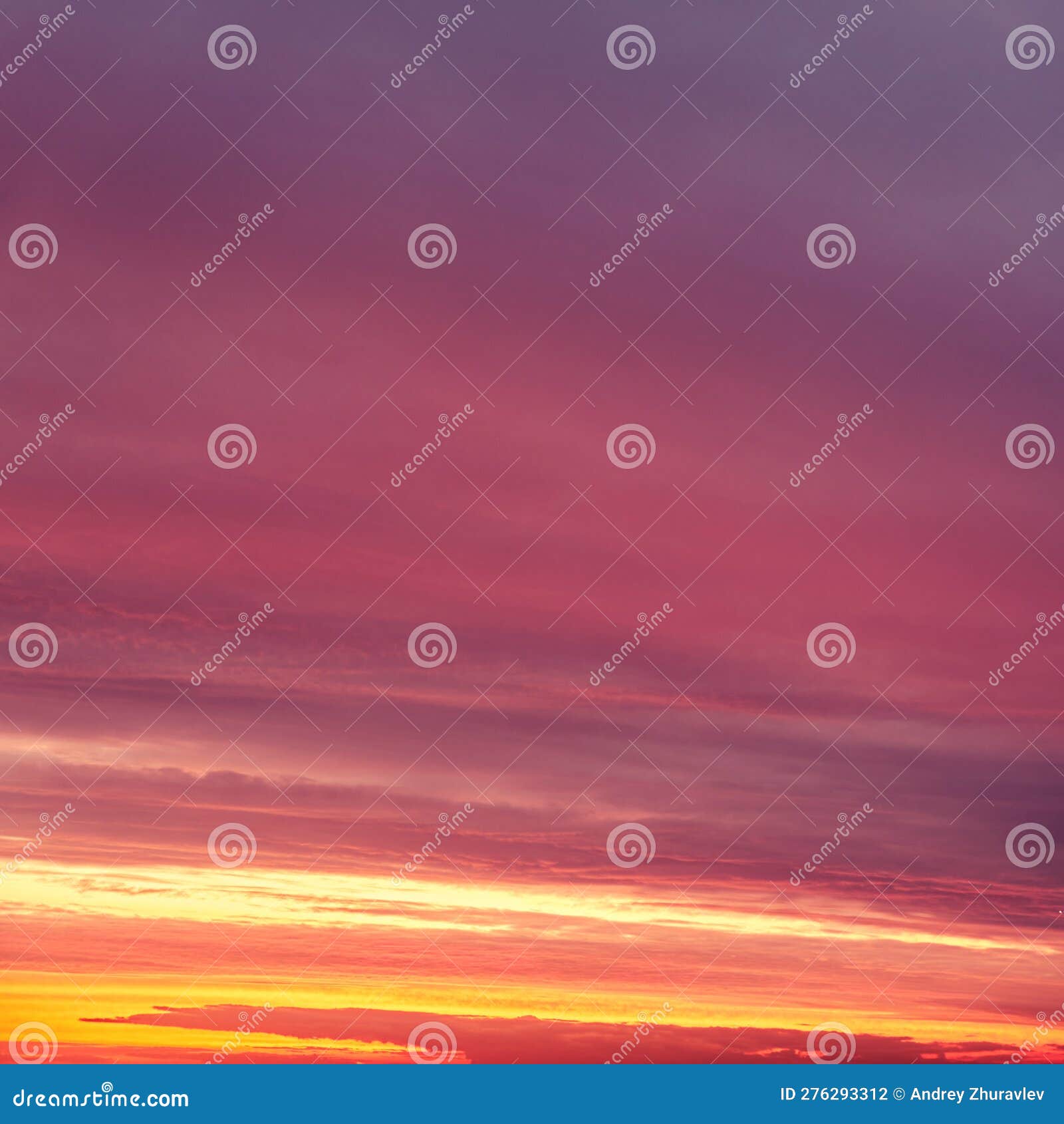 Evening Sky with Pink Clouds at Sunset, Cloudy Landscape Stock Photo ...