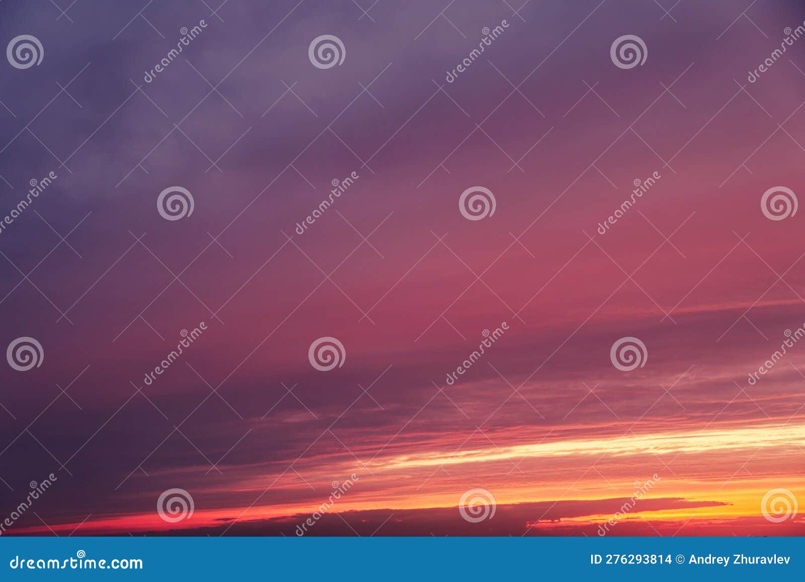 Evening Sky with Pink Clouds at Sunset, Cloudy Landscape Stock Photo ...