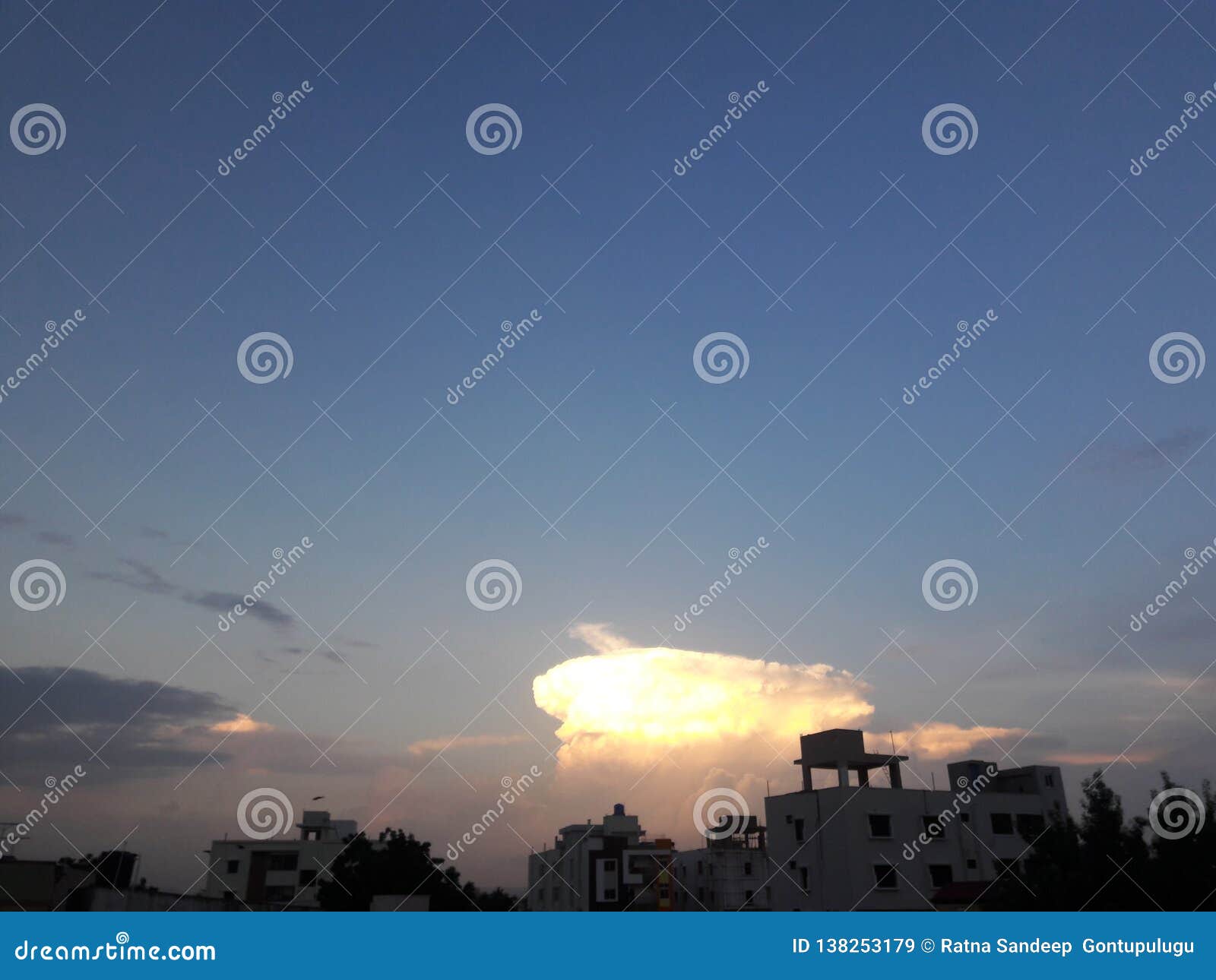 Magical cloud stock image. Image of wonders, cloud, evening - 138253179