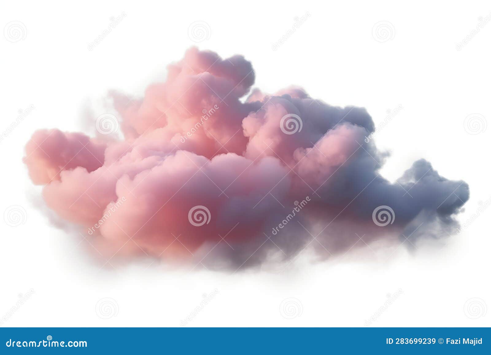 Evening Soft Clouds Abstract on Transparency Backgrounds 3d Rendering ...