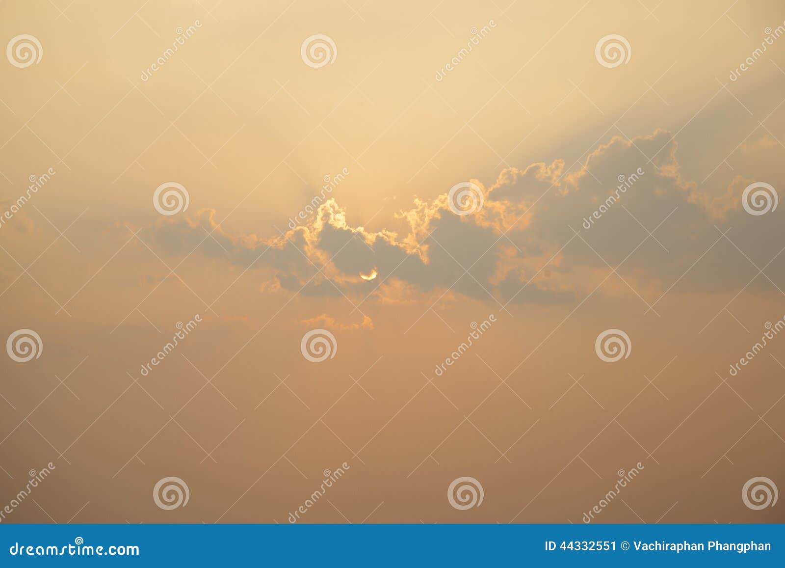 Evening sun is falling stock image. Image of landscape - 44332551