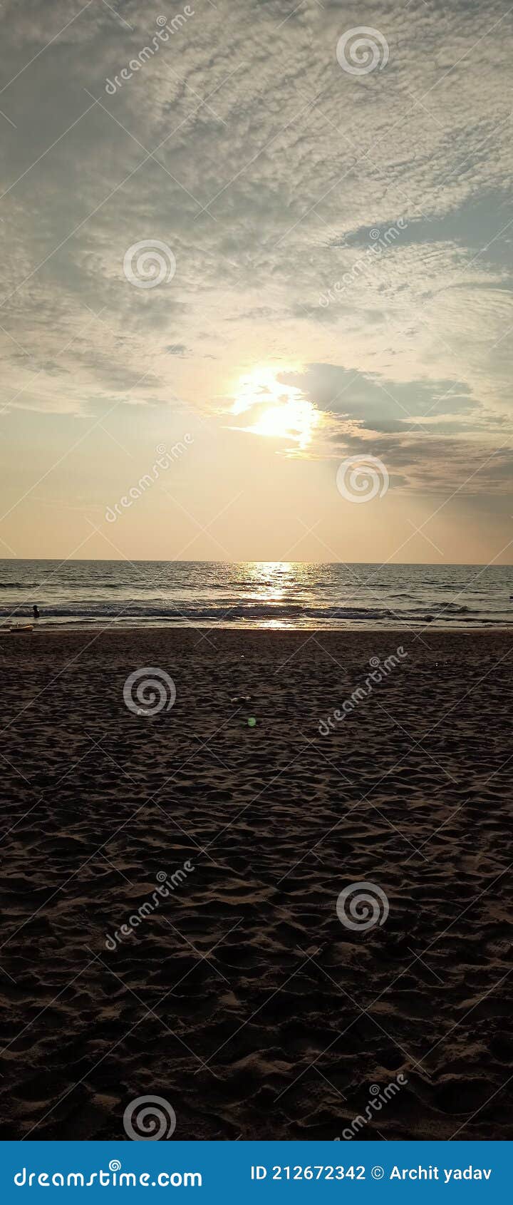Evening sun goa beaches stock photo. Image of wave, sunrise - 212672342
