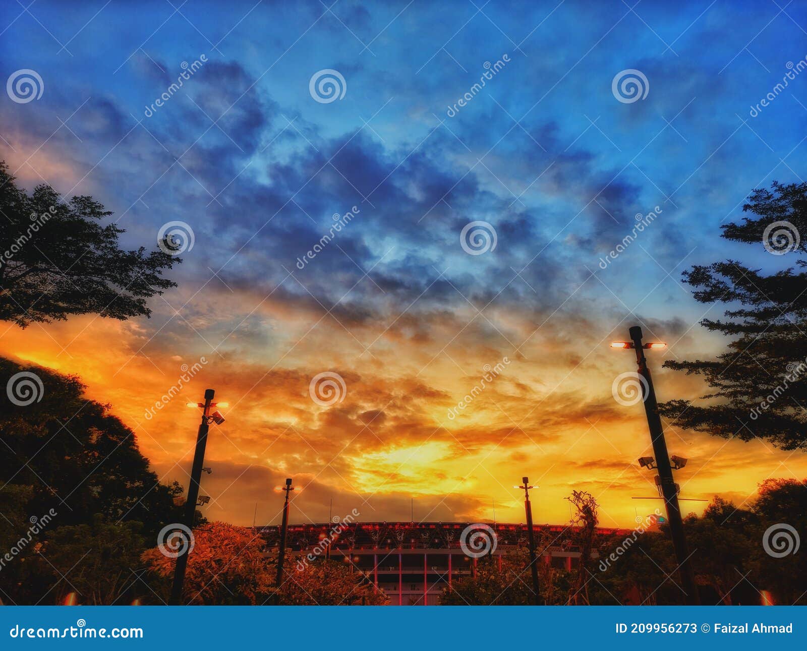 Evening sunset sky dust stock image. Image of city, cloud - 209956273