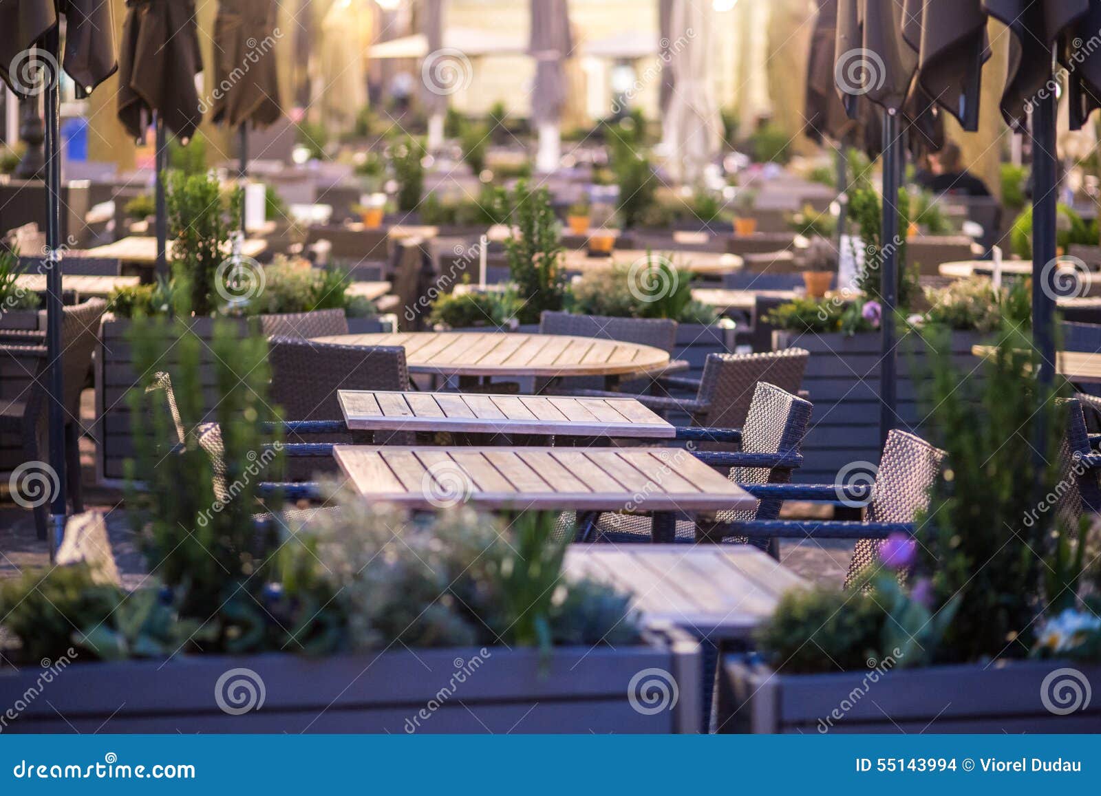 Evening terrace stock photo. Image of dining, lifestyle - 55143994