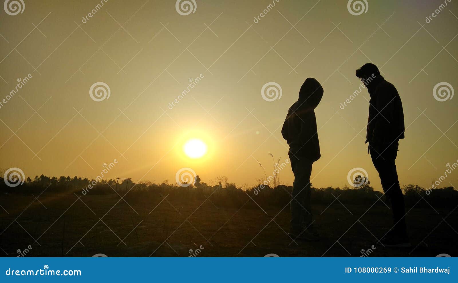 Evening time puctures stock image. Image of good, trees - 108000269