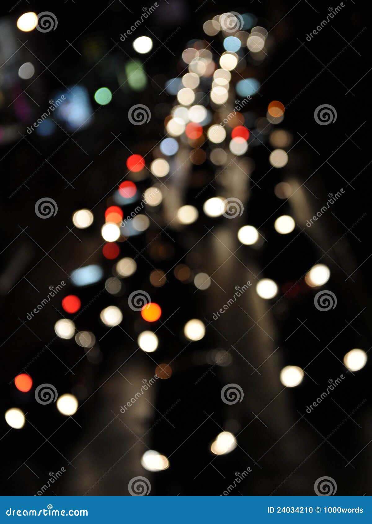 Evening Traffic on a Congested Road Stock Photo - Image of evening ...