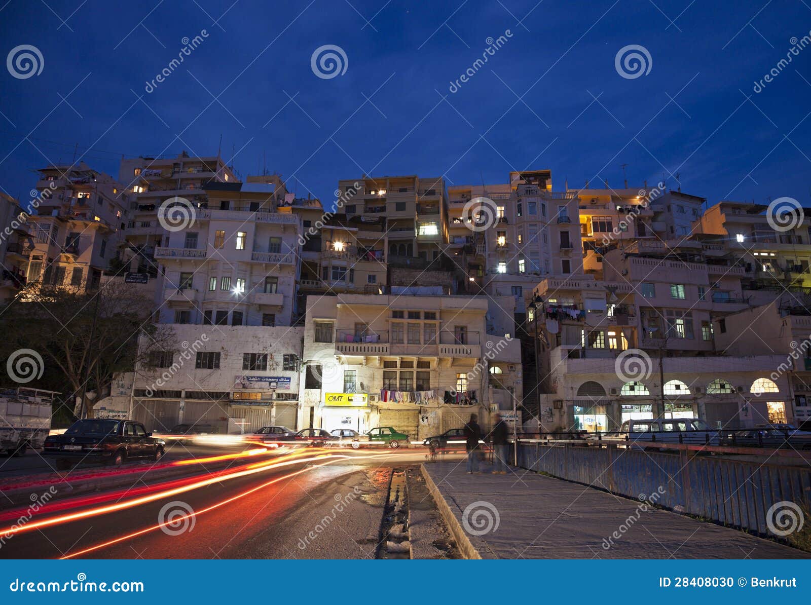 Evening traffic in Tripoli editorial image. Image of middle - 28408030
