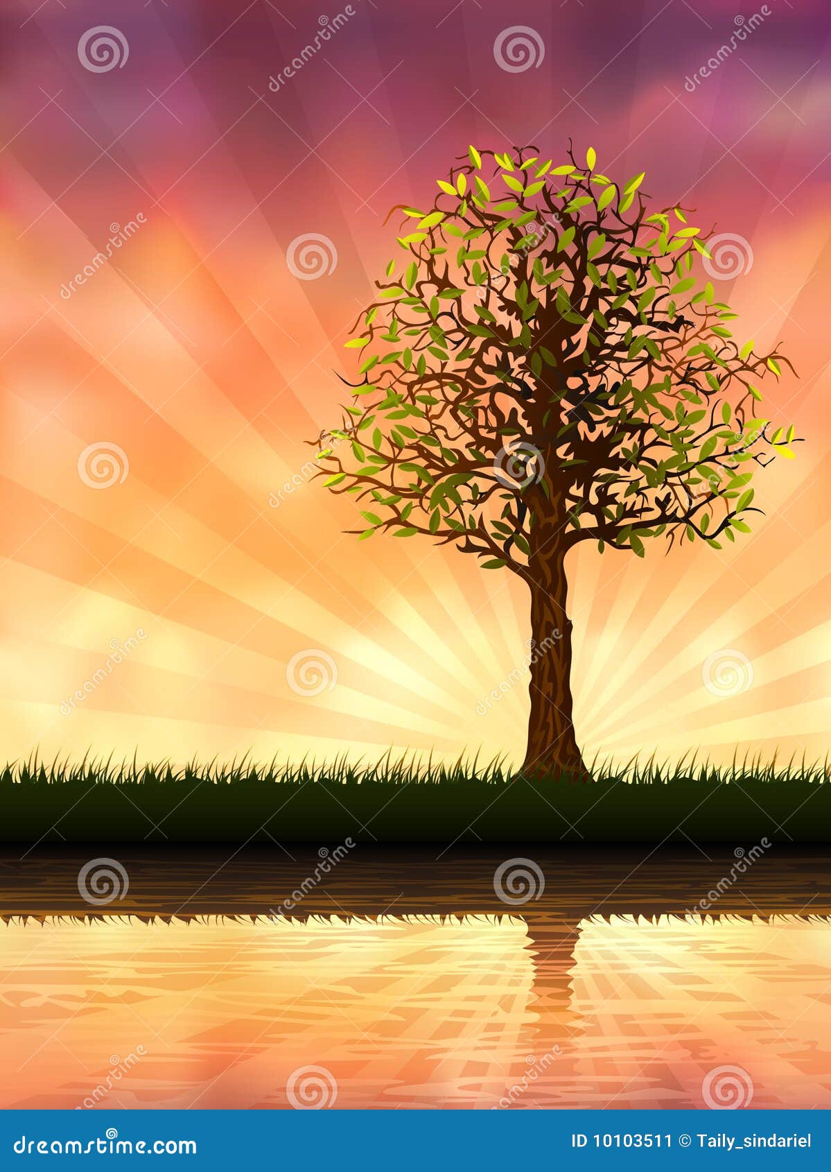 Evening, The Red Tree By Piet Mondrian Royalty-Free Stock Photography ...