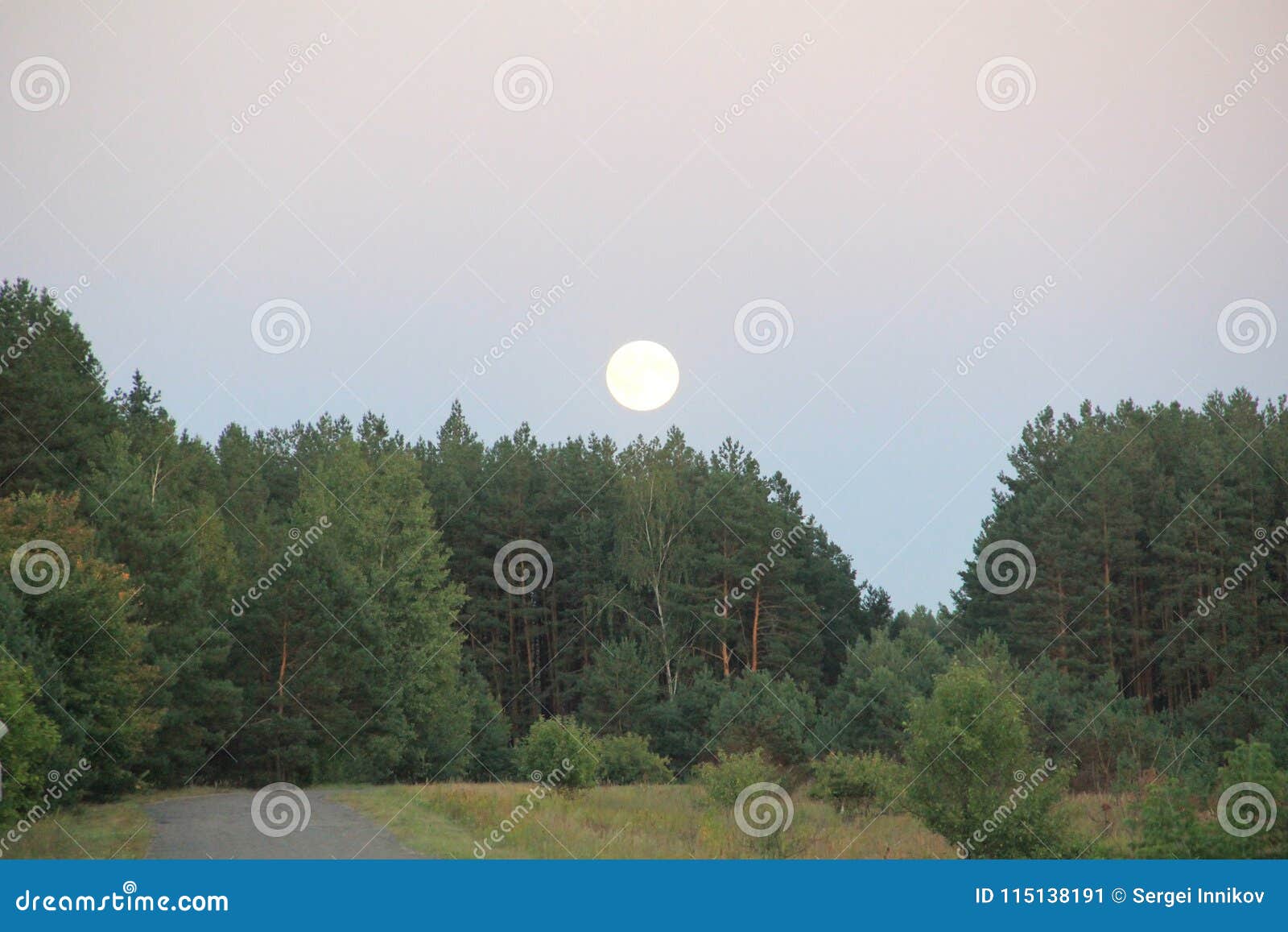 Evening. Twilight stock image. Image of full, night - 115138191