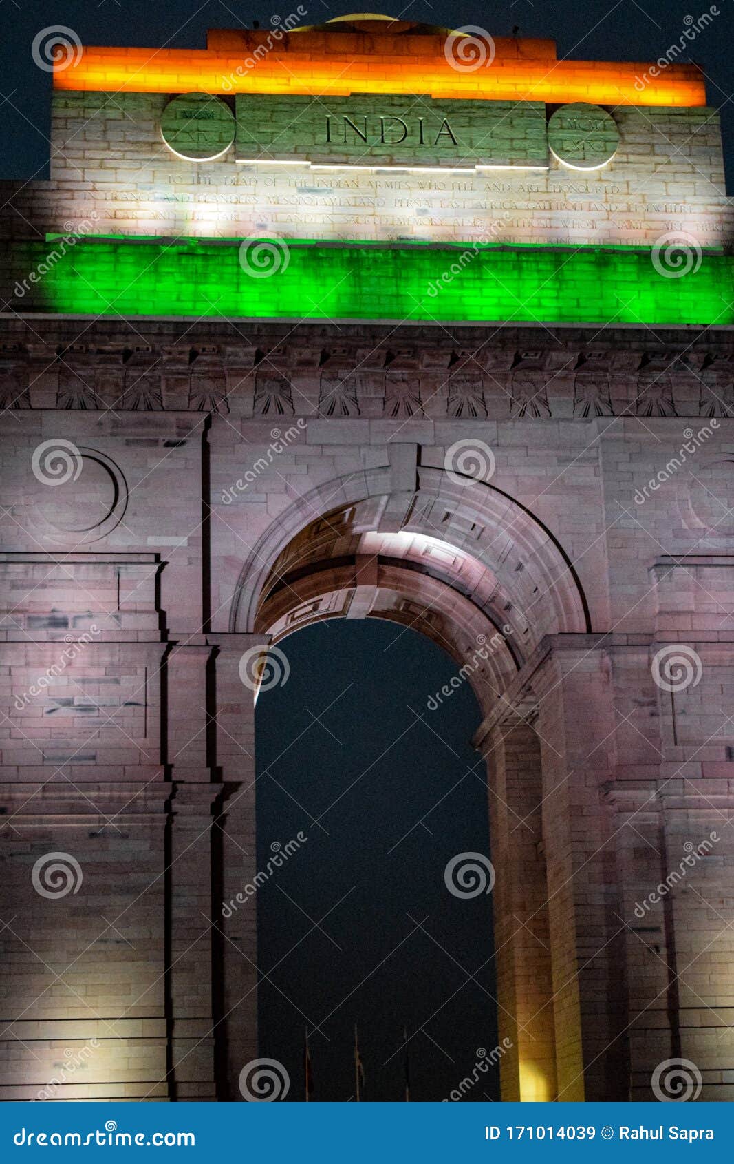 Evening View of India Gate in Delhi India, India Gate View with Tri ...