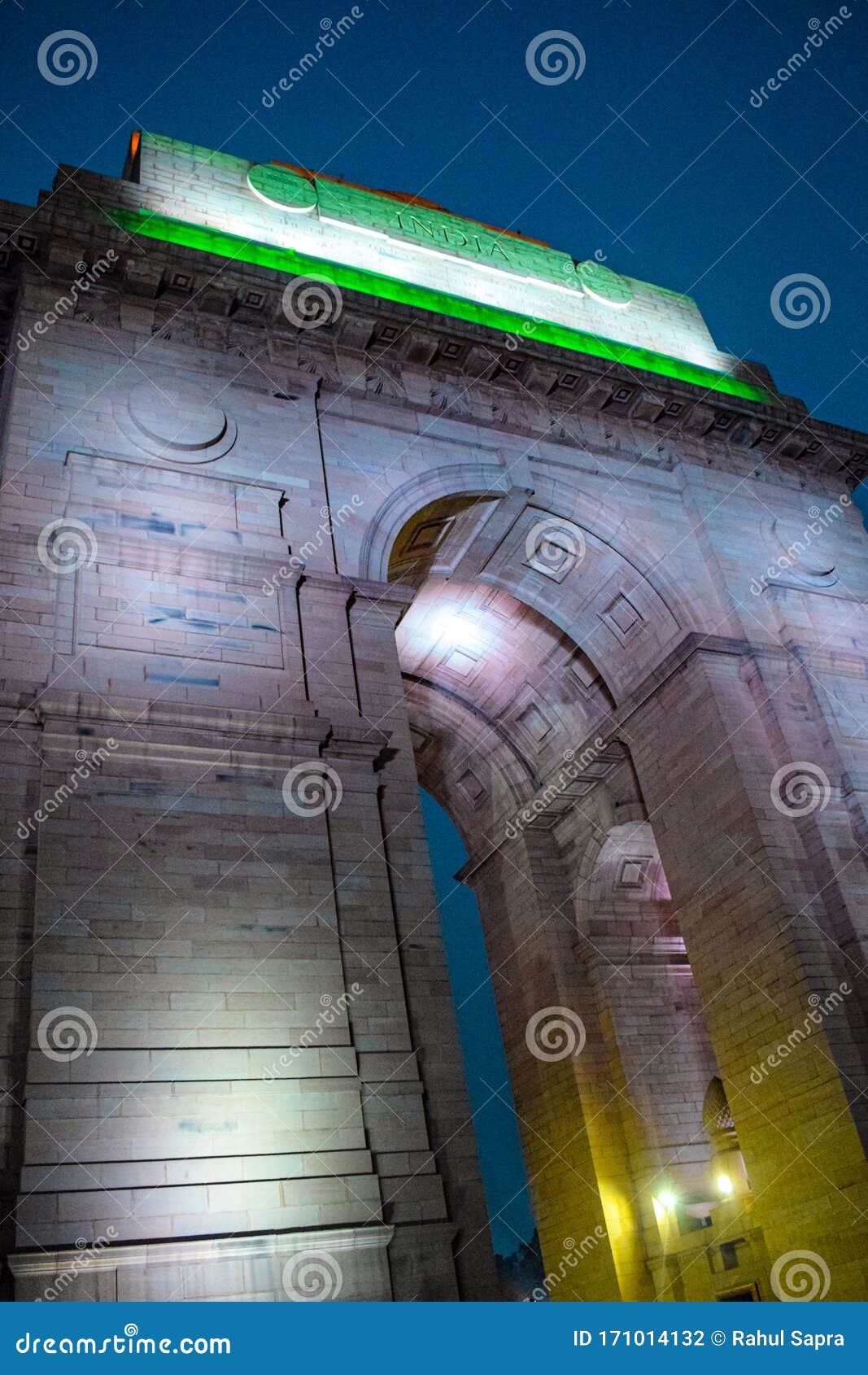 Evening View of India Gate in Delhi India, India Gate View with Tri ...