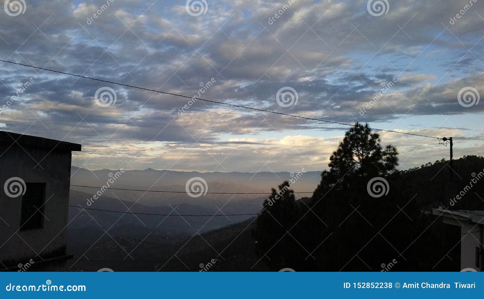 The Evening View of Ranikhet ` Stock Photo - Image of bhoomi, ranikhet ...