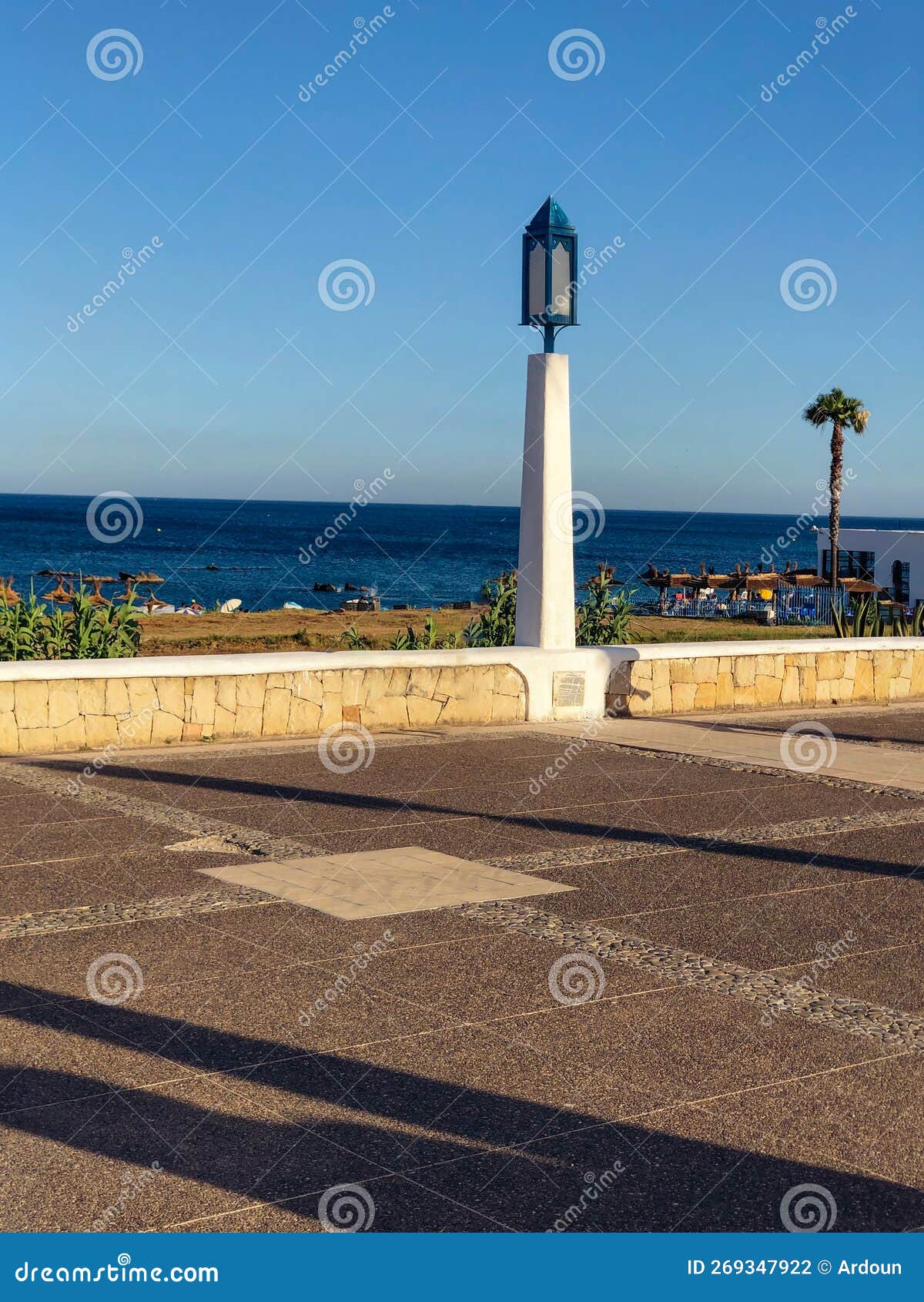 Evening View of the Sea from the Scenic Corniche Overlook Stock Photo ...