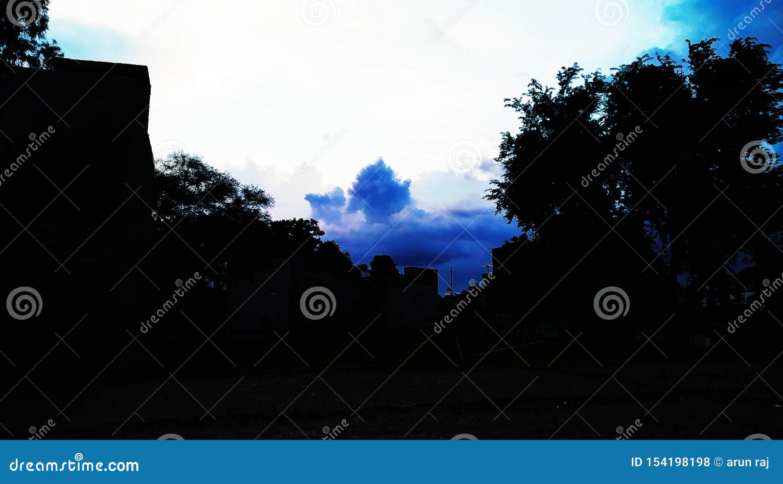 Evening vision stock photo. Image of thundering, evening - 154198198