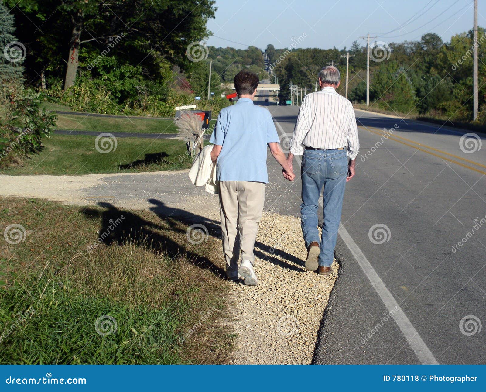 Evening Walk Together stock photo. Image of golden, caucasion - 780118