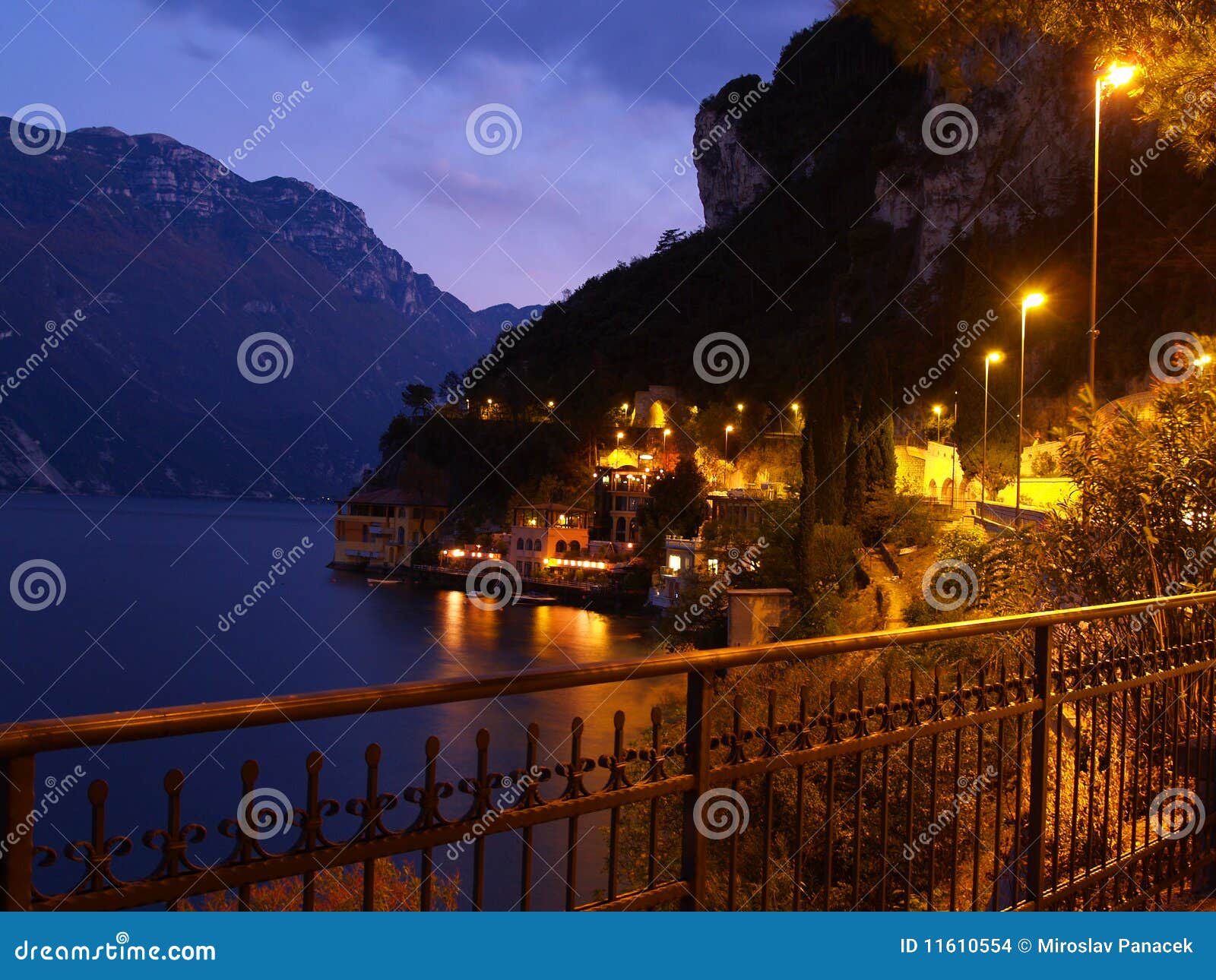 Evening waterfront stock photo. Image of background, waterfront - 11610554