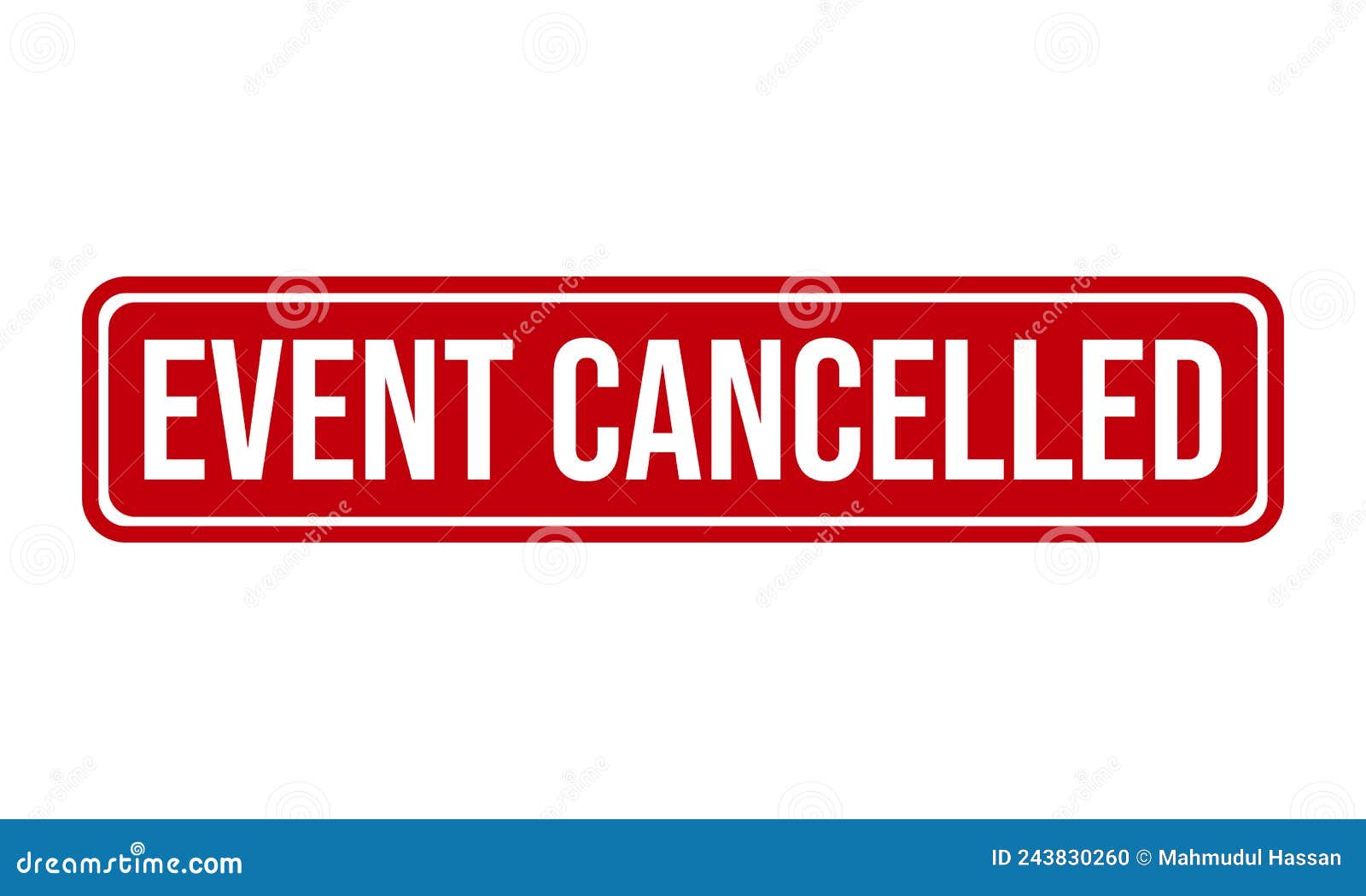 Cancelled Rubber Stamp Cartoon Vector | CartoonDealer.com #82559669