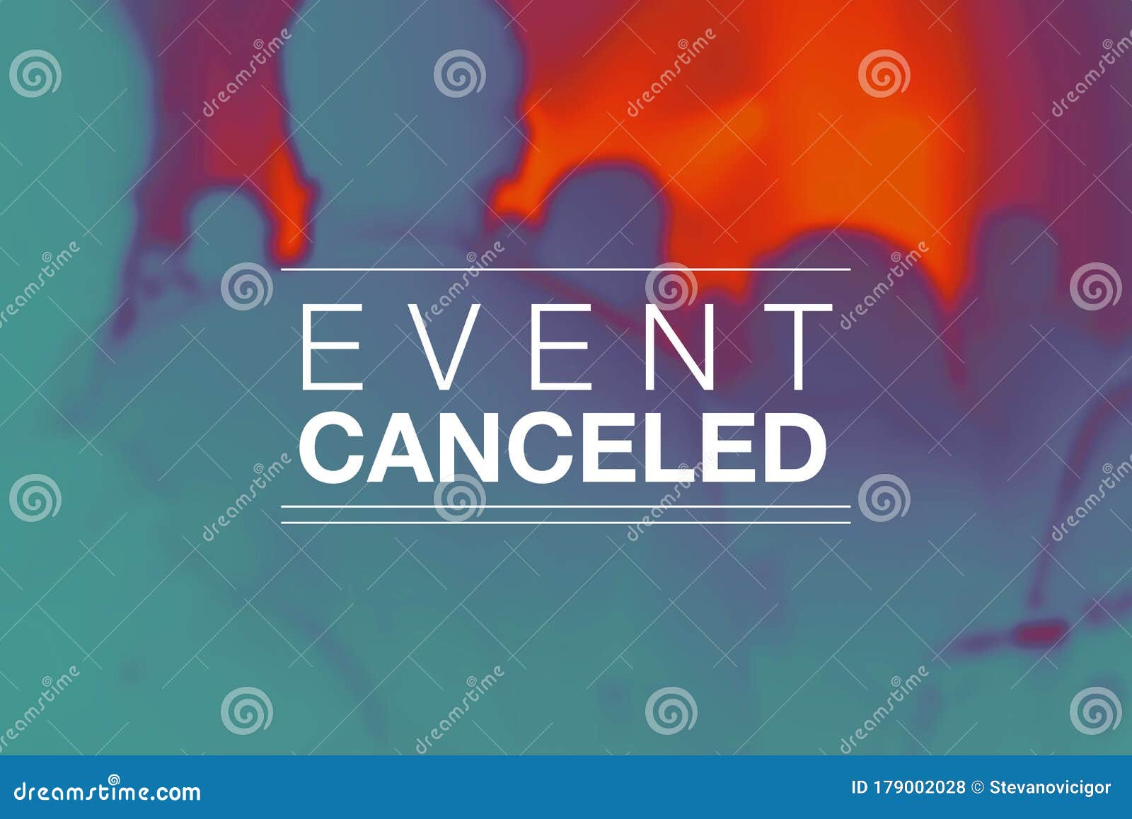 Event cancelled stock photo. Image of live, cancel, celebration - 179002028 Event cancelled stock photo. Image of live, cancel, celebration - 179002028