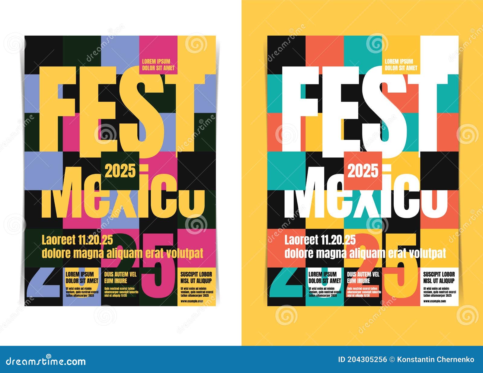 Event Cover Template with Geometric Design Background. Vector ...