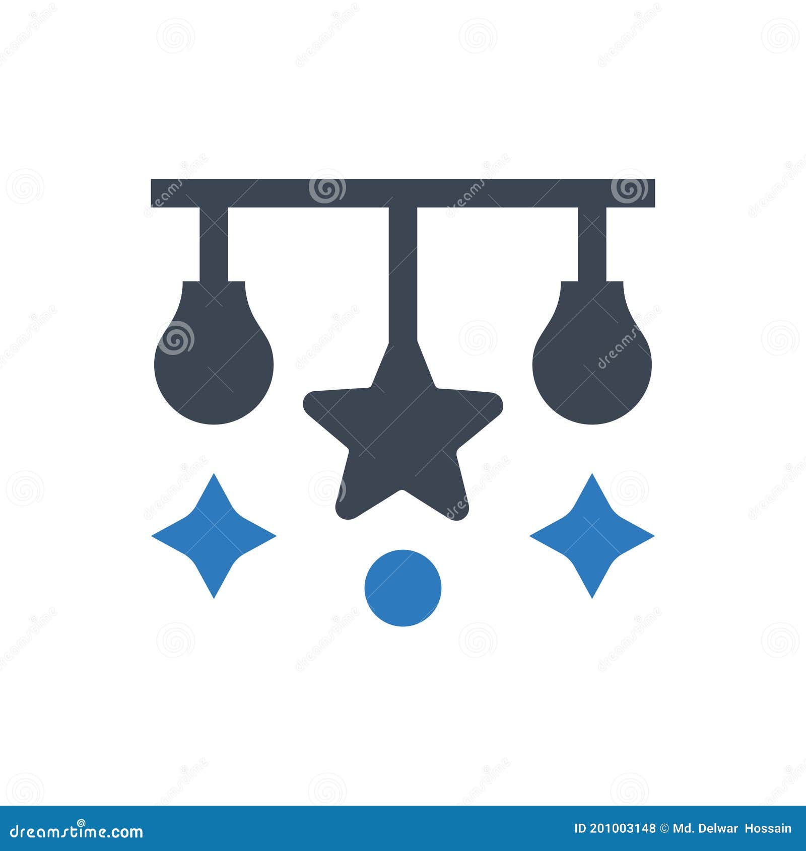 Event Decoration Icon. Simple Vector Graphics Stock Vector ...