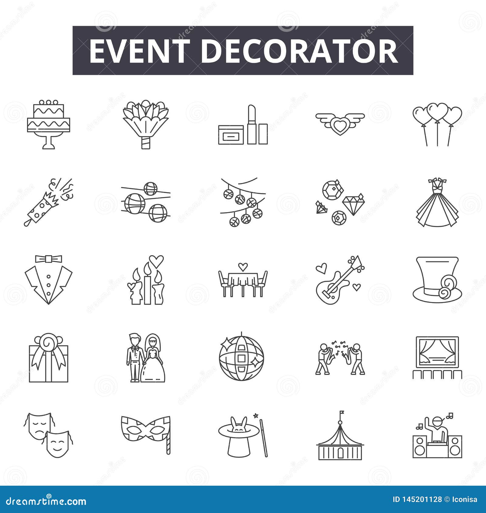 Cake Decorator Icing Font Vector Illustration | CartoonDealer.com #77166594