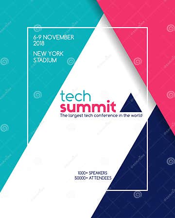 Event Flyer Design. Vector Poster Template Stock Vector - Illustration ...