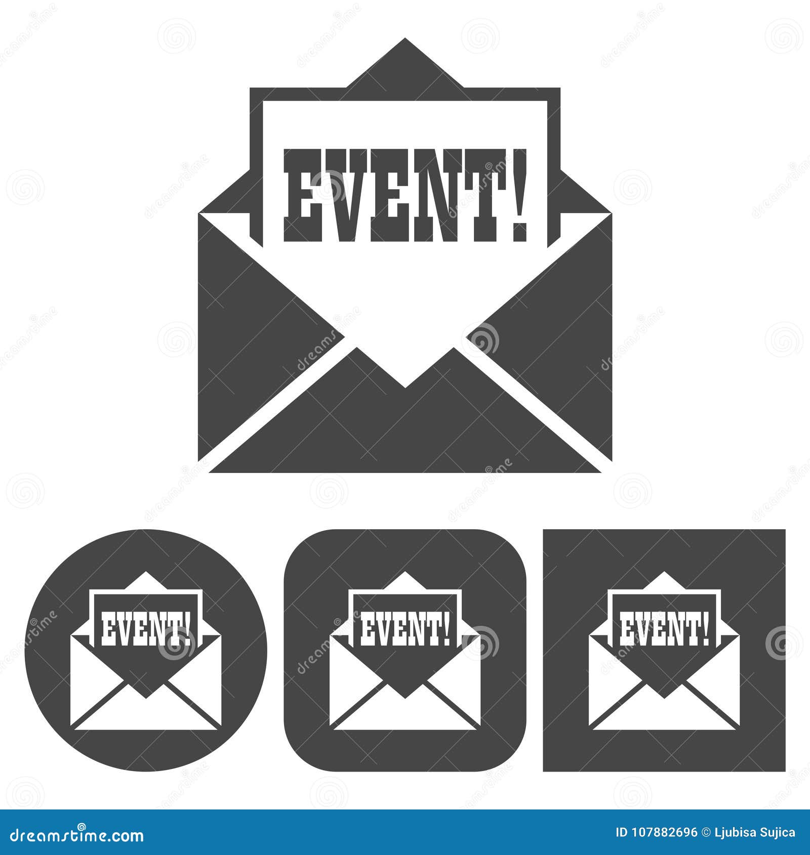 Event icon - icons set stock illustration. Illustration of current ...