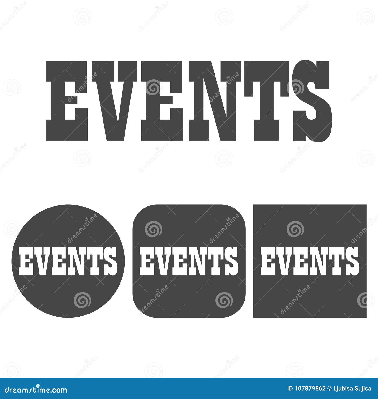 Event Icon - Vector Icons Set Stock Vector - Illustration of info, icon ...