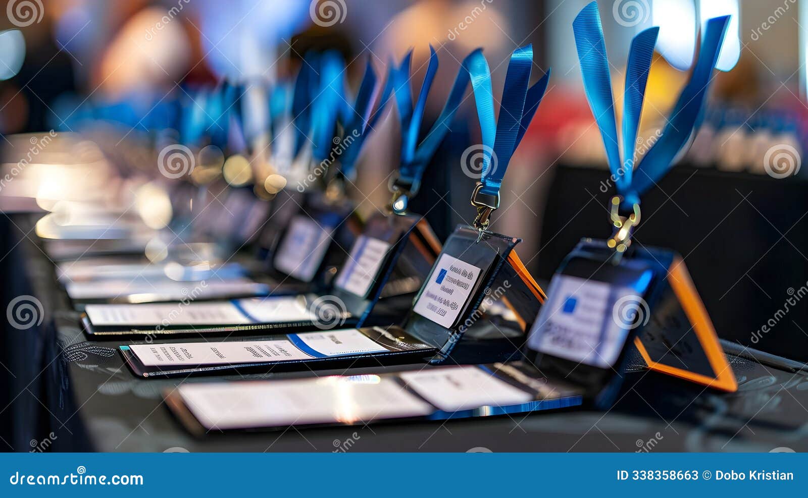 Event Identification Badges Lanyards Conference Professional Networking ...