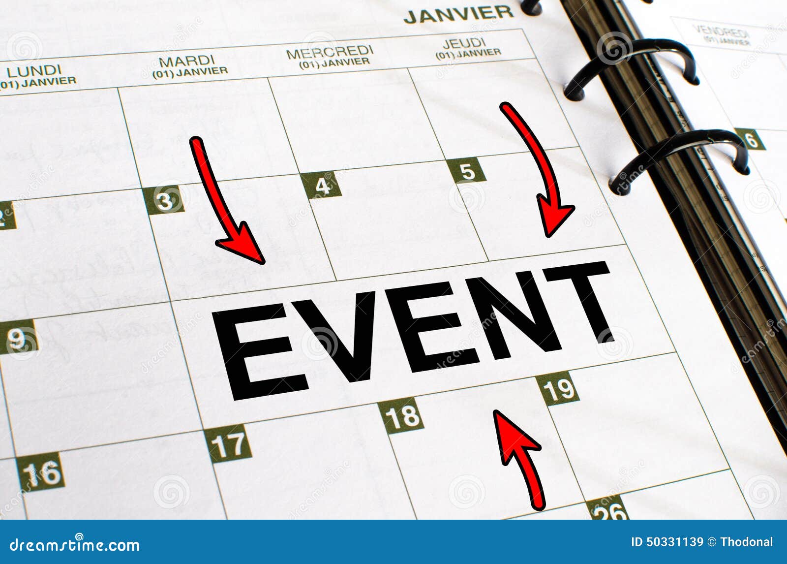 Event stock image. Image of diary, paper, note, date - 50331139