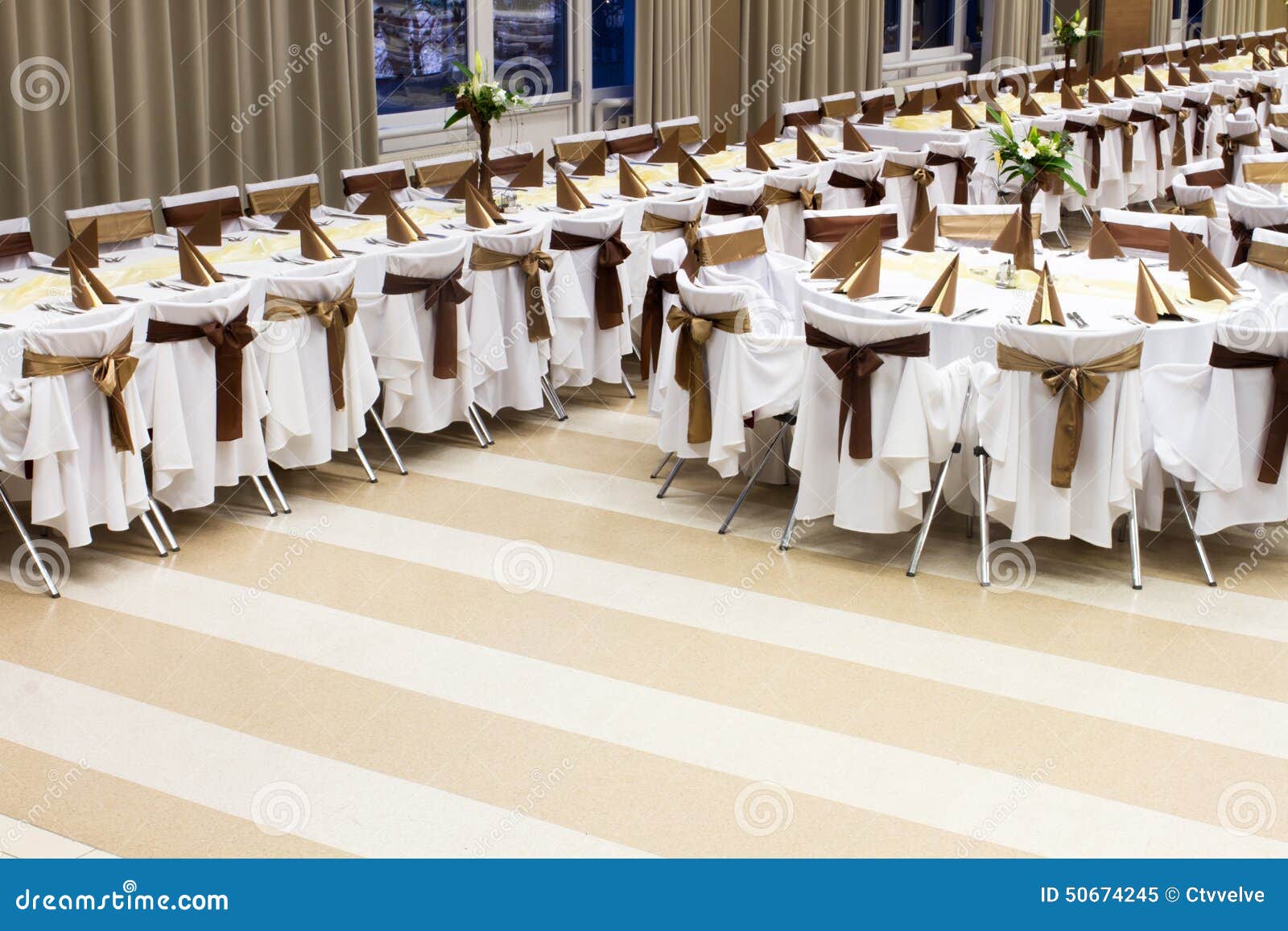 Event place stock image. Image of dining, decorated, dinner - 50674245