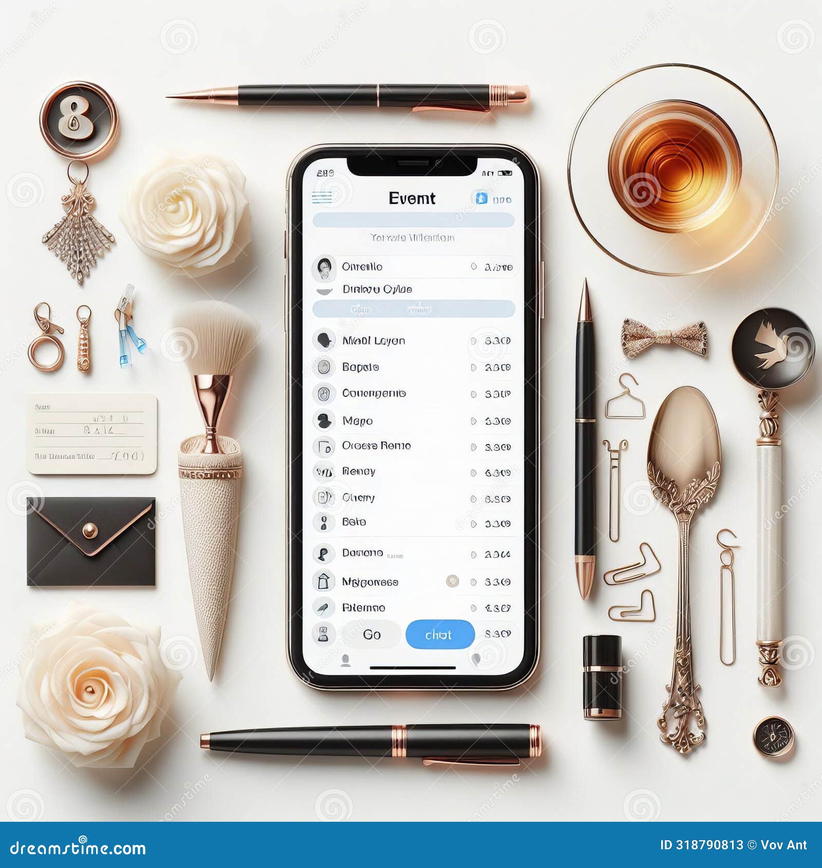 Event Planning App Interface with Guest List, RSVPs, and Event Stock ...